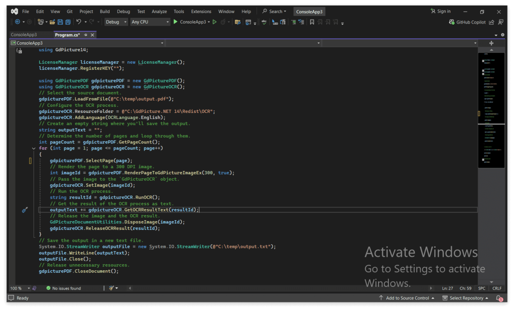 Read Text from PDFs Using C# with GdPicture.NET OCR - GdPicture.NET ...