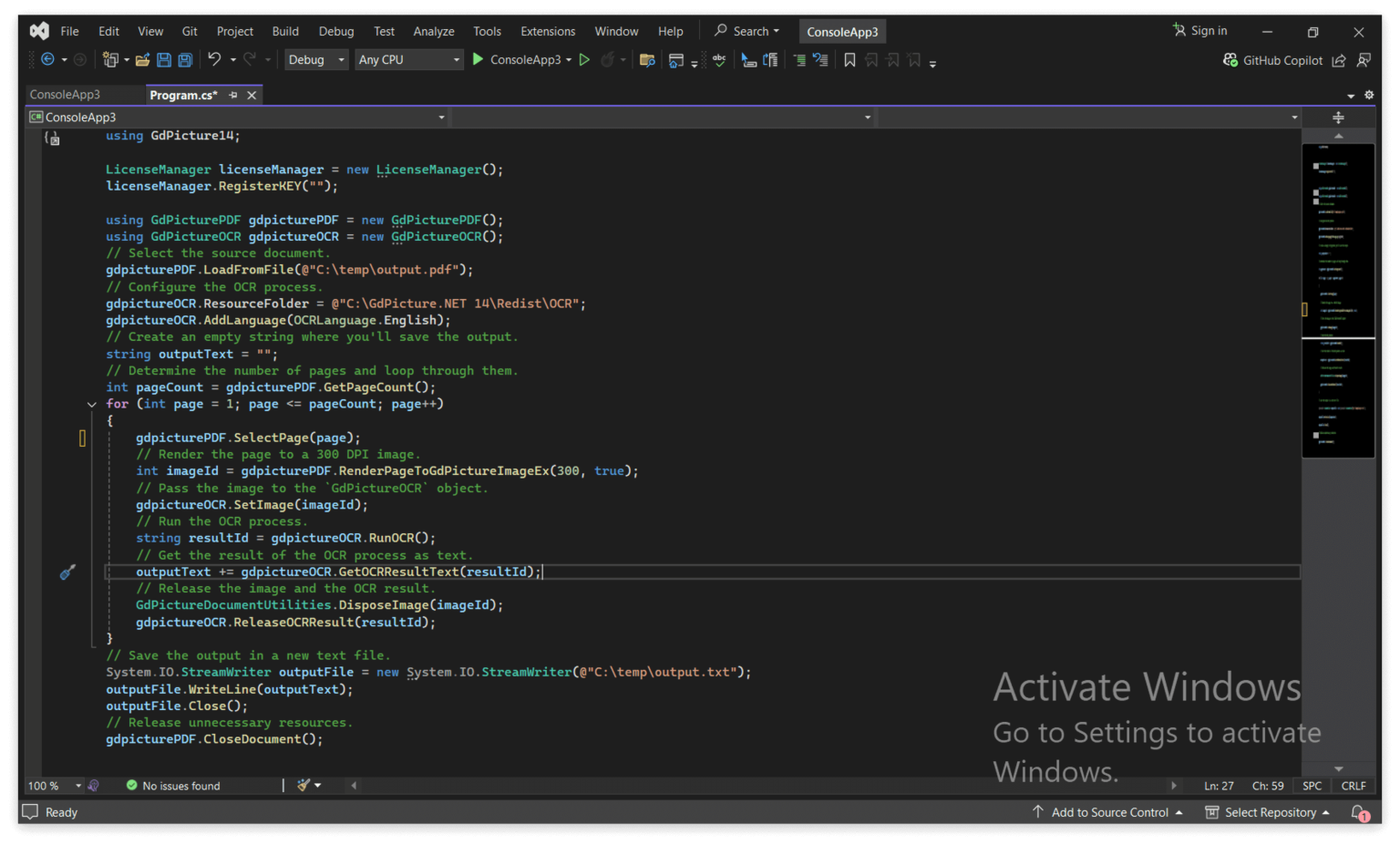 Read Text from PDFs Using C# with GdPicture.NET OCR - GdPicture.NET ...